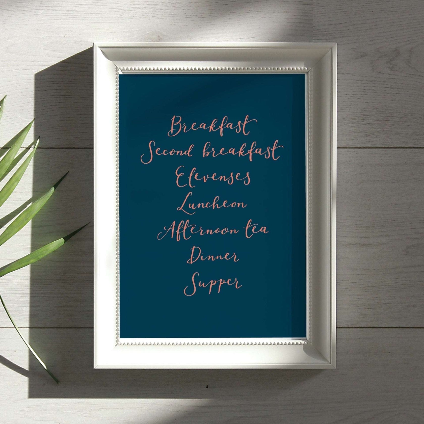 The Lord of the Rings Print - Hobbits Meals (Second Breakfast) – And ...