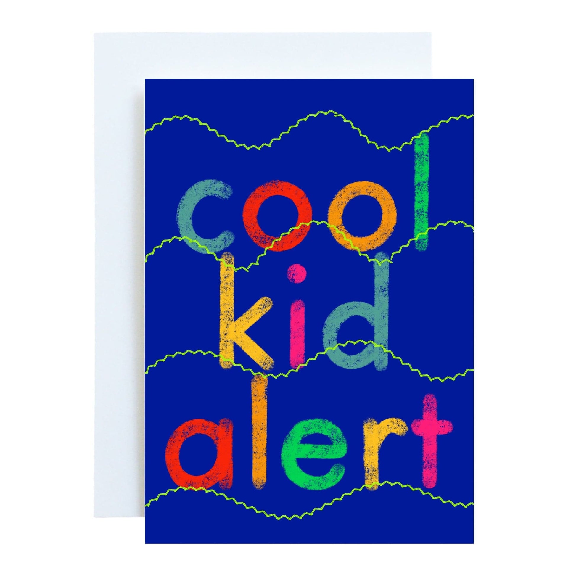 Cool Kid Alert bright card – And Hope Designs