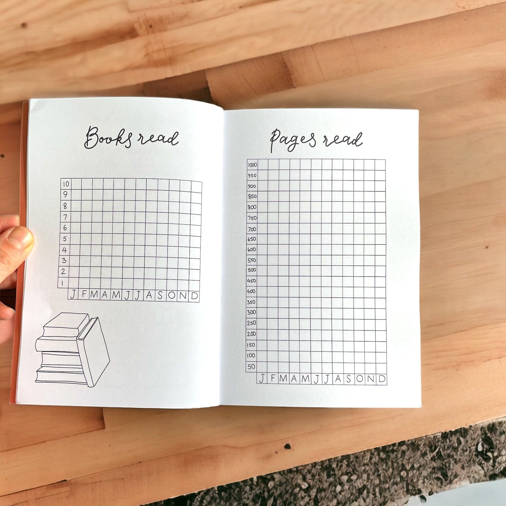 Reading journal – And Hope Designs
