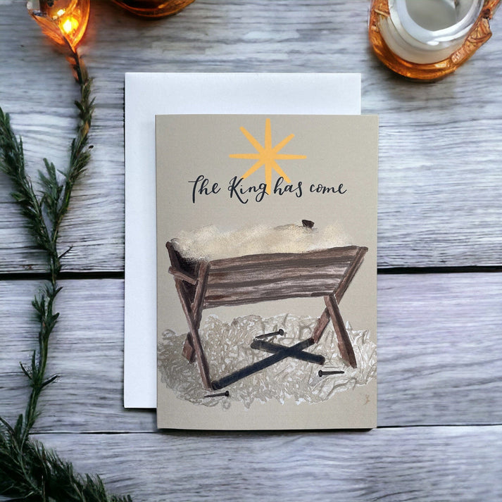 Christian Christmas cards - king Jesus has come – And Hope Designs
