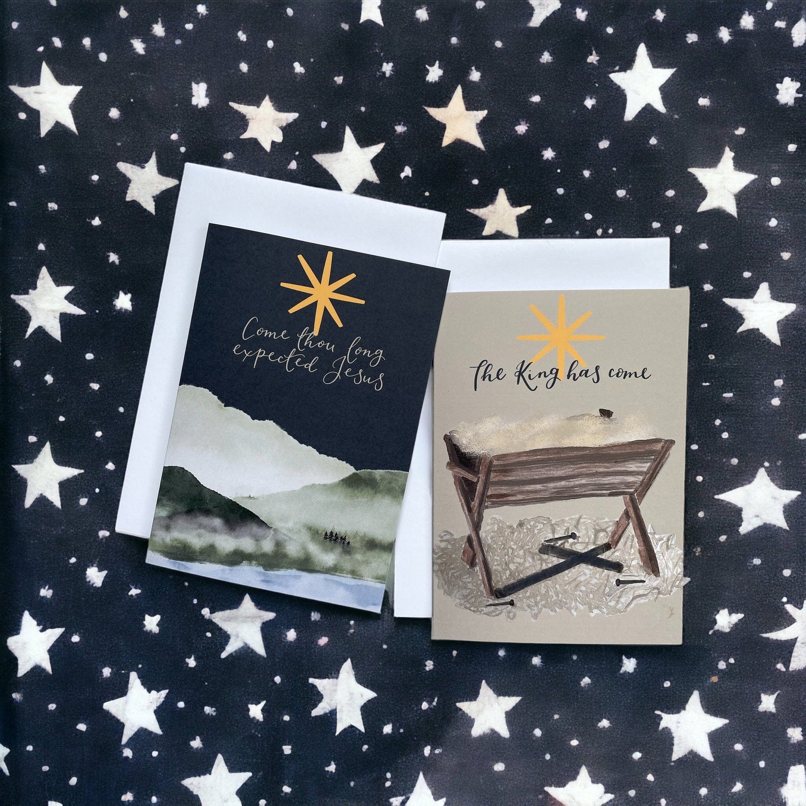 Christian Christmas cards - king Jesus has come – And Hope Designs