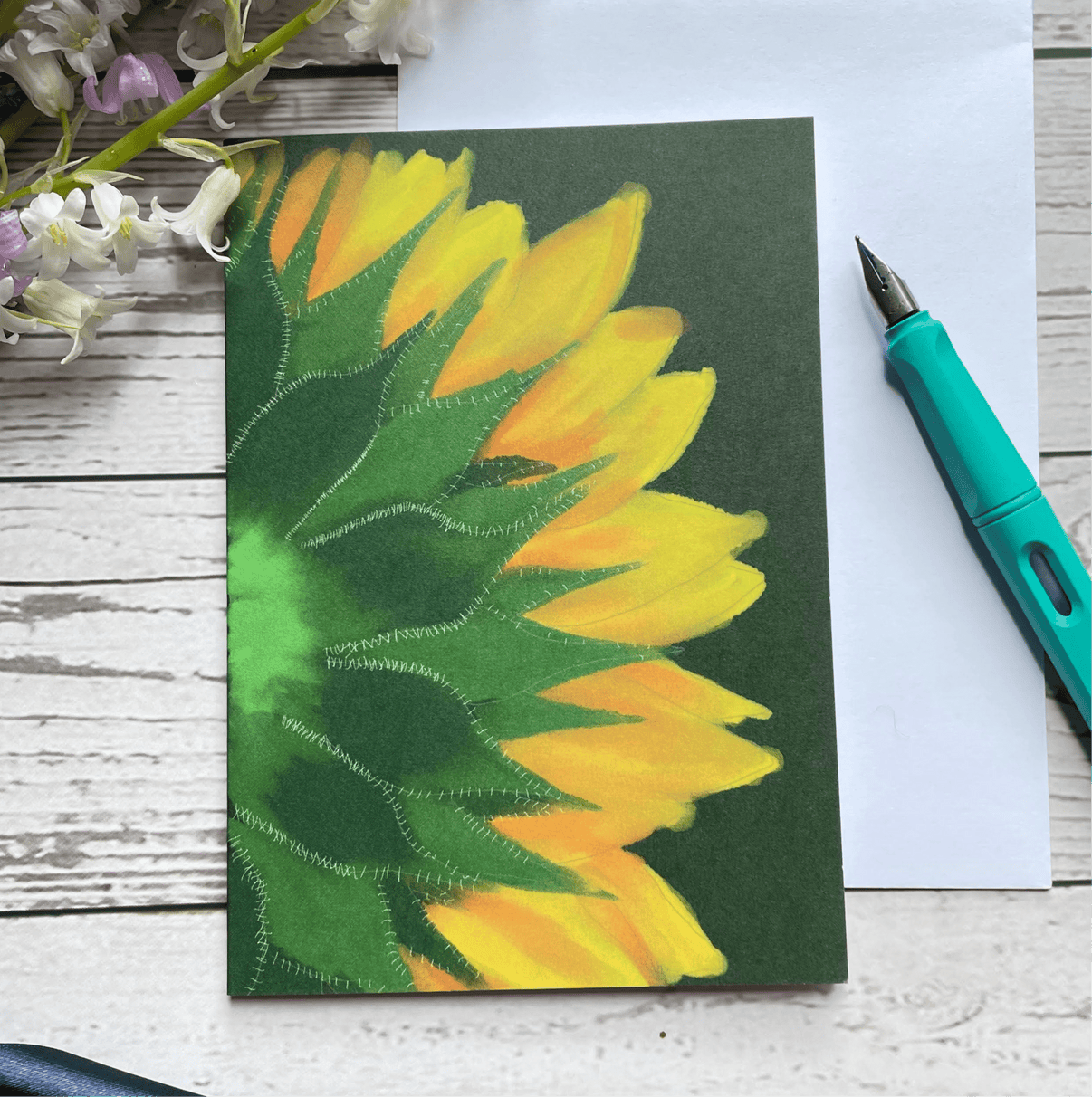 Sunflower greeting card – And Hope Designs
