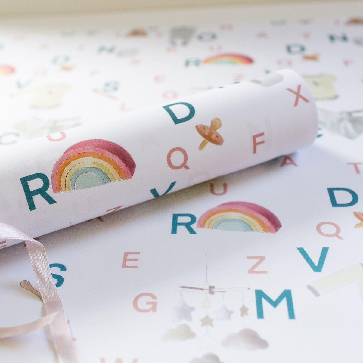 New baby wrapping paper – And Hope Designs