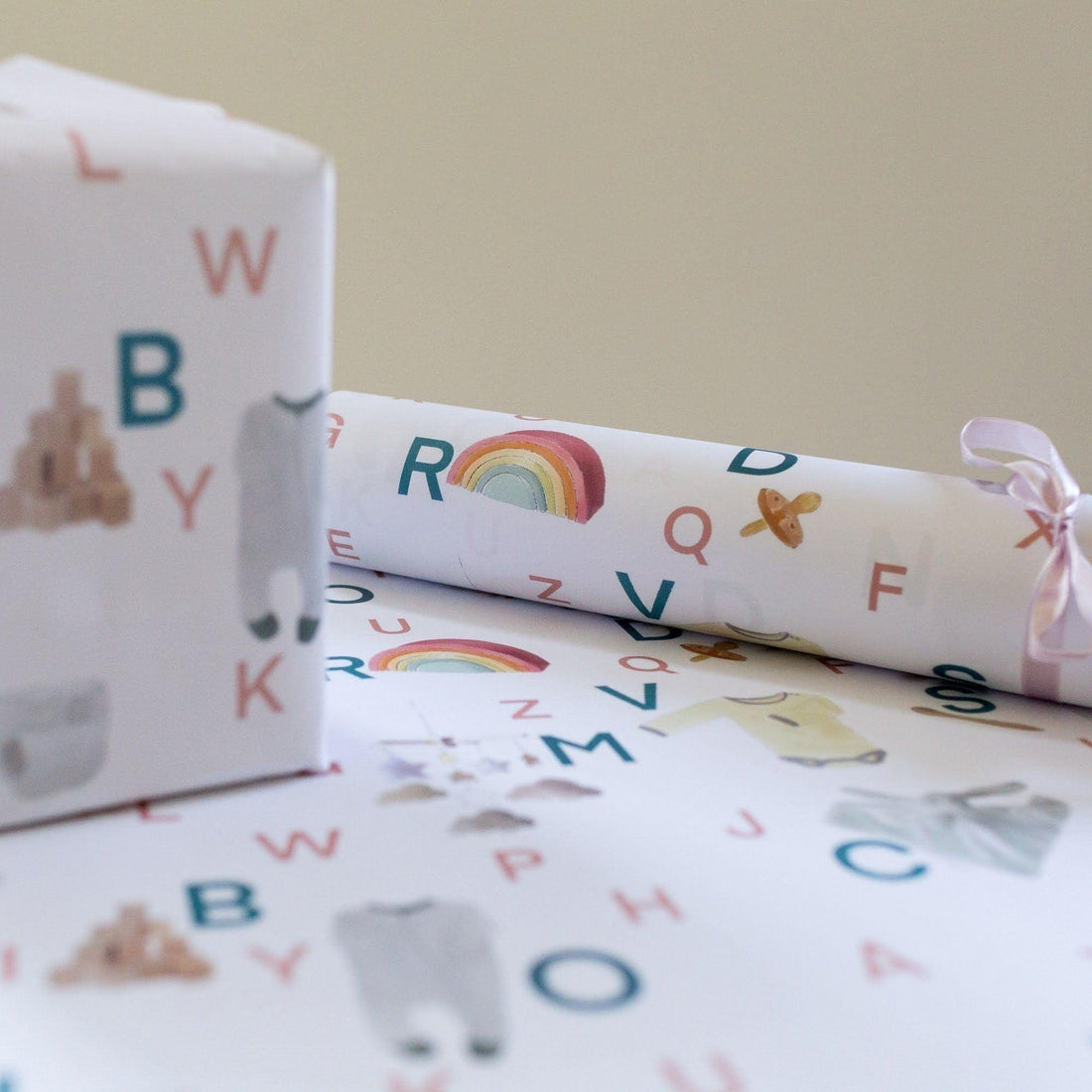 New baby wrapping paper – And Hope Designs